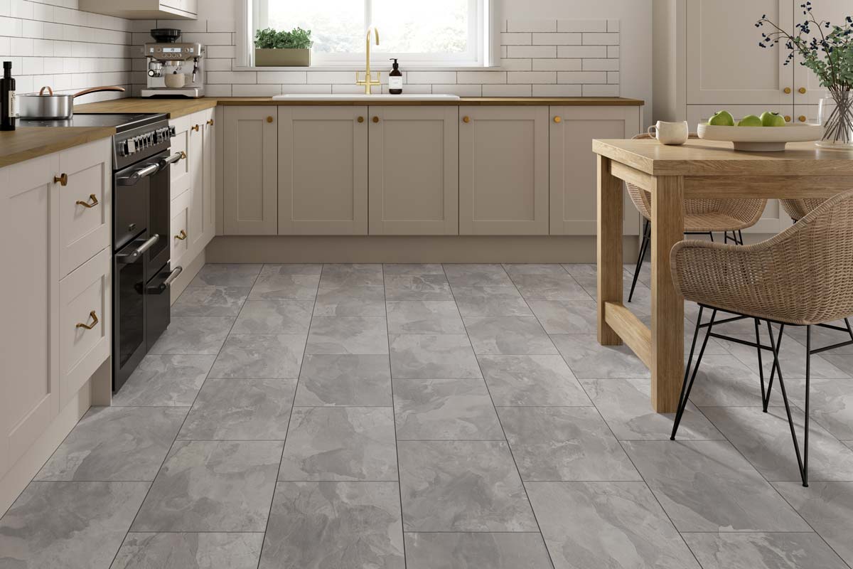 Krono Atlantic Silverado Slate Tile Effect 8mm Laminate LAM-TL-8-724