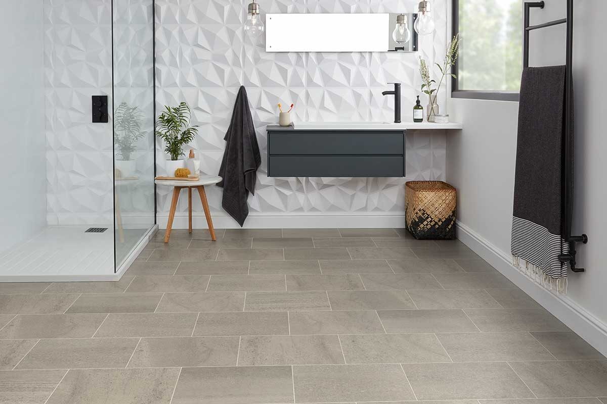 Karndean Knight Tile Honed Pebble Slate Gluedown Luxury Vinyl Tile ST2