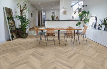 Polyflor Camaro RigidCore Waterside Oak Herringbone LVT RPQ4143