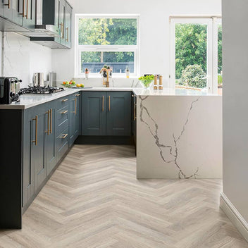 Polyflor Camaro RigidCore Waterside Oak Herringbone LVT RPQ4143