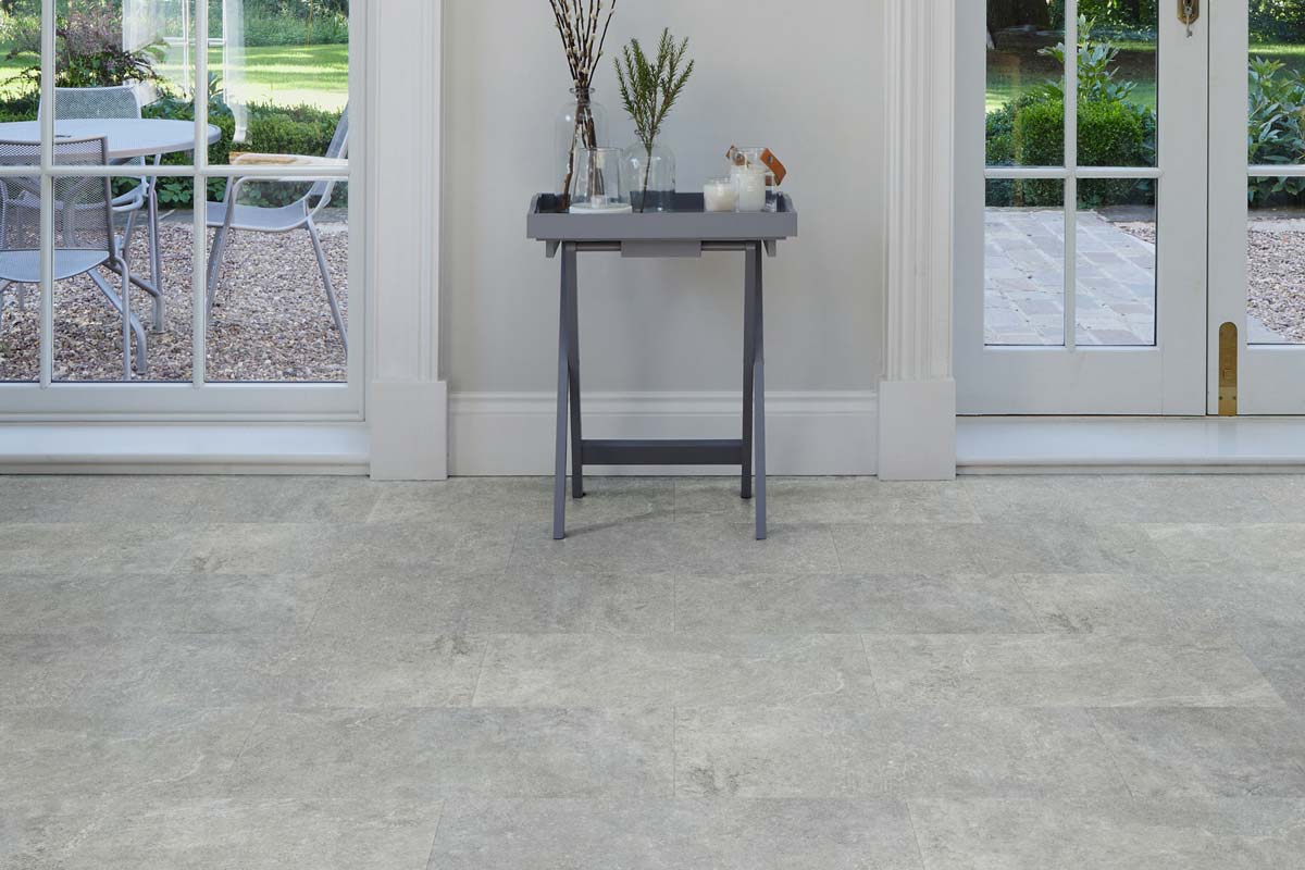 Polyflor Camaro Tribeca Cement Gluedown Luxury Vinyl Tile 2348